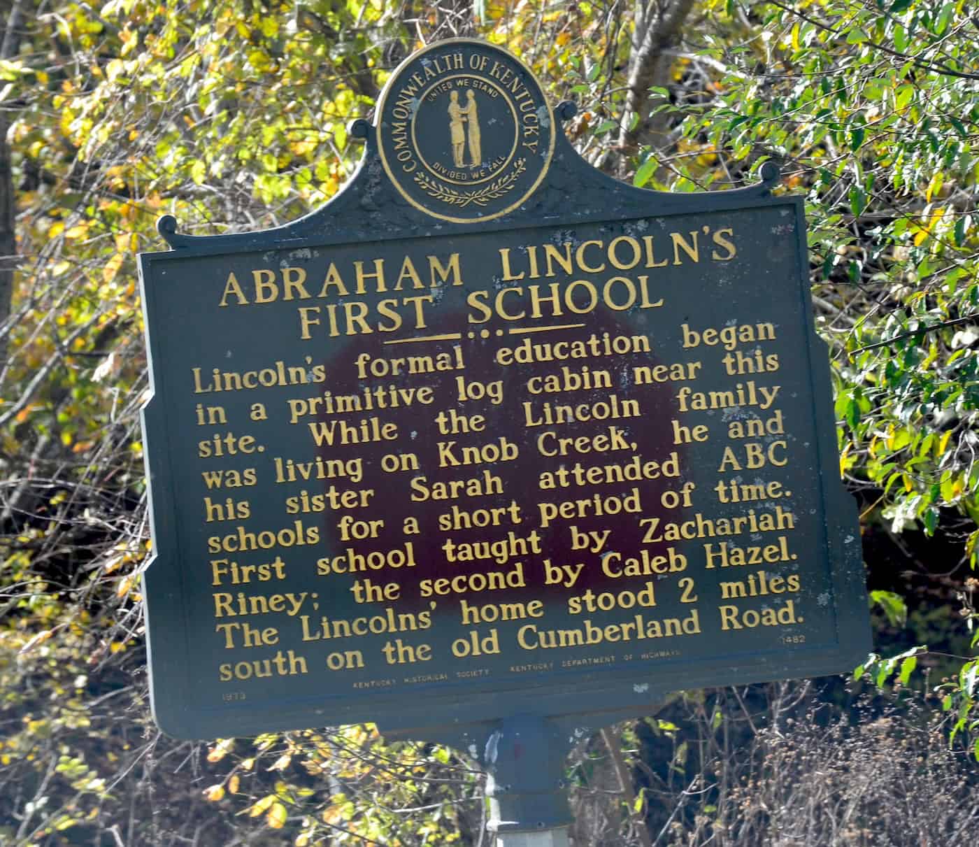 Abraham Lincoln Birthplace National Historical Park in Kentucky